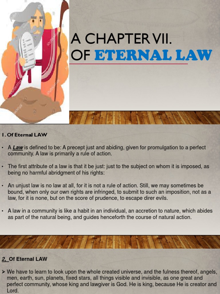 Of Eternal Law | PDF | Thomas Aquinas | Natural Law
