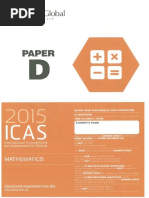 2009 ICAS Mathematics Paper B | PDF
