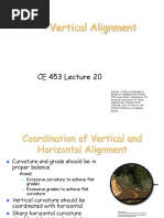Vertical Alignment | PDF | Transport | Transportation Engineering
