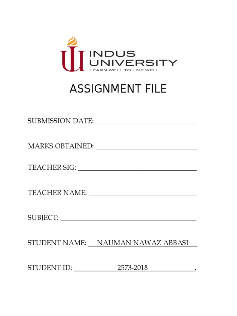 Assignment Marks Sheet | PDF