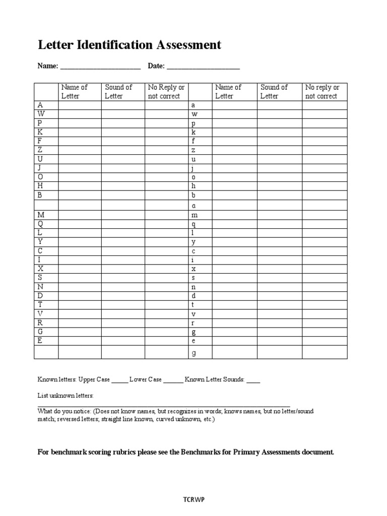 Letter Identification | PDF