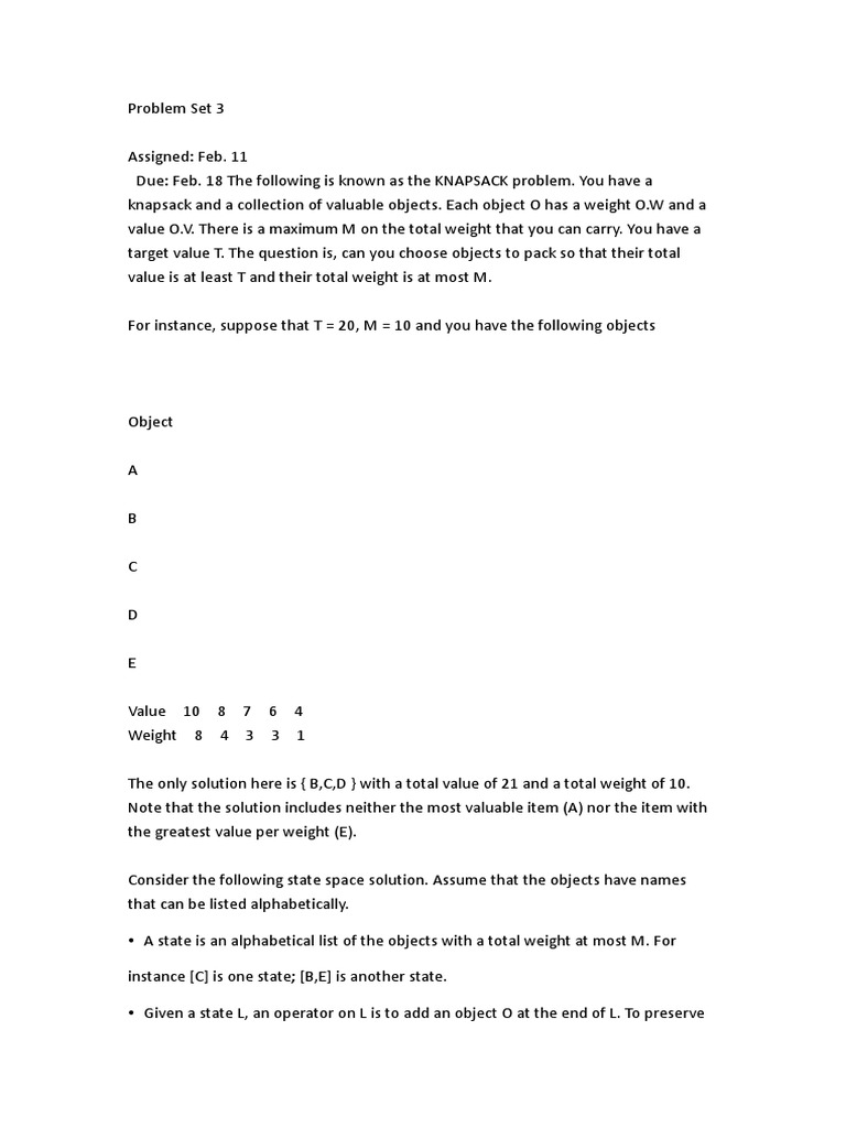 Problem Set 1 | PDF