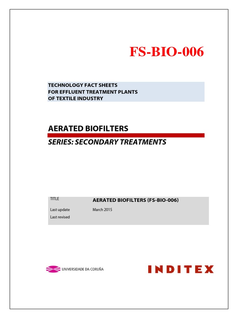 Aerated Biofilters | PDF | Sewage Treatment | Environmental Issues With ...