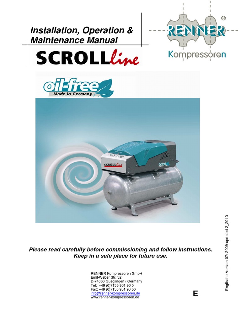 Installation, Operation & Maintenance Manual | PDF | Duct (Flow ...