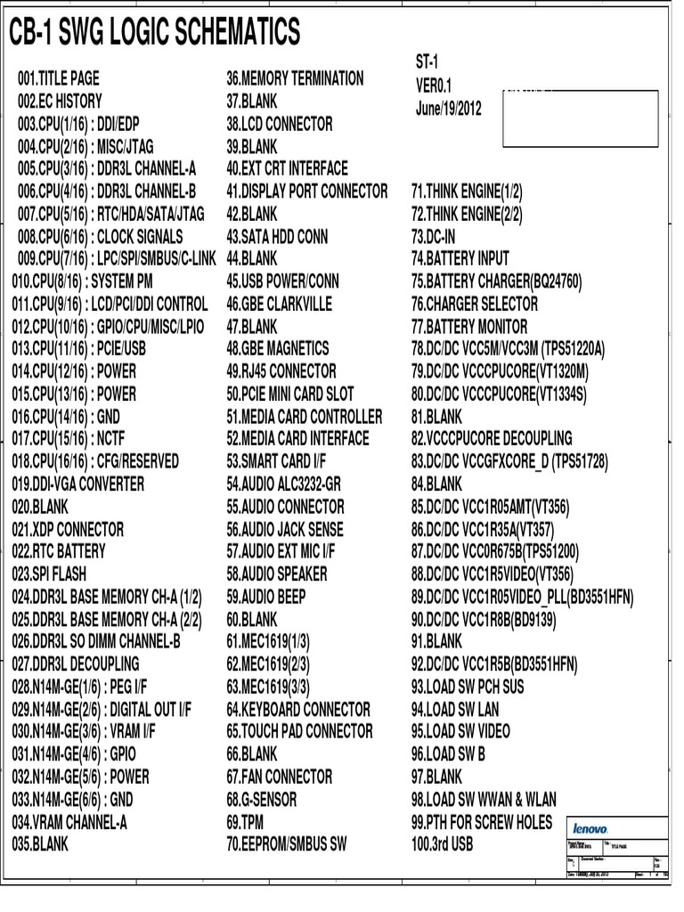 CB-1 SWG Logic Schematics EC History | PDF | Office Equipment | Digital ...