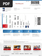 Emirates Ticket 1 | PDF | Airport | Aviation