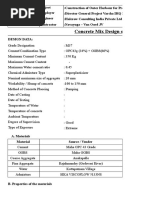 Concrete Mix Design C40/20-400 KG MSRC: Combined Grading | PDF | Sand ...