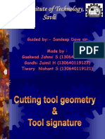 1.2 Cutting Tool Nomenclature - 07032023 | PDF | Machining | Strength Of Materials