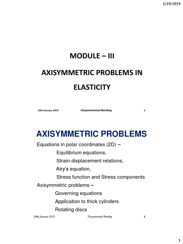Module 3 | PDF | Bending | Yield (Engineering)