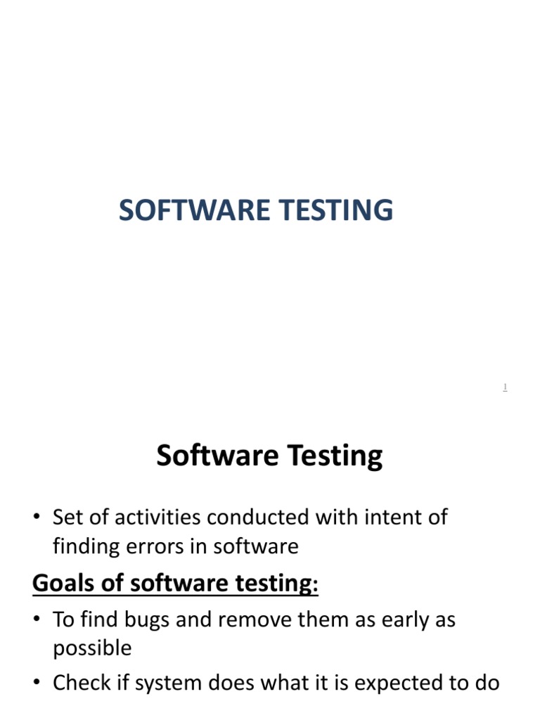 Software Testing Strategies Overview | PDF | Software Testing ...