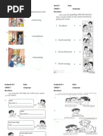 Entrance Test For Grade 1 | PDF