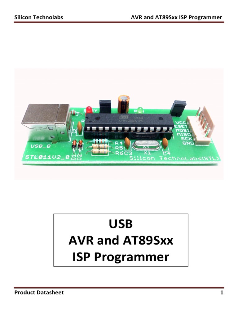 8051 & AVR ISP Programmer | PDF | Digital Electronics | Computer Architecture