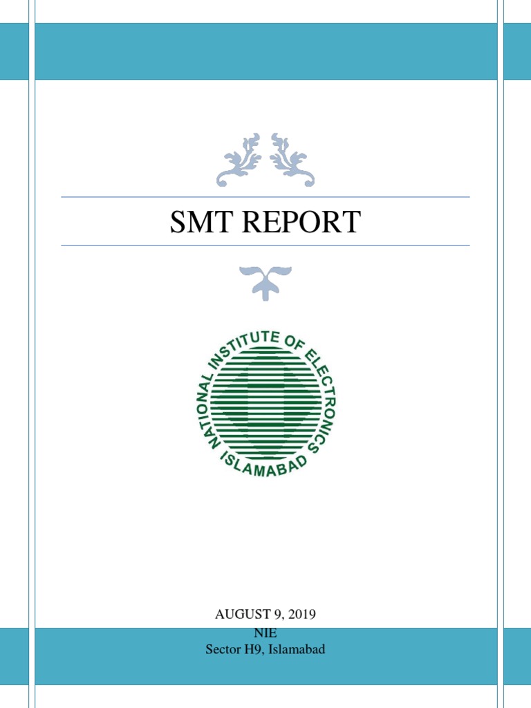 SMT Report | PDF | Printed Circuit Board | Electrical Engineering