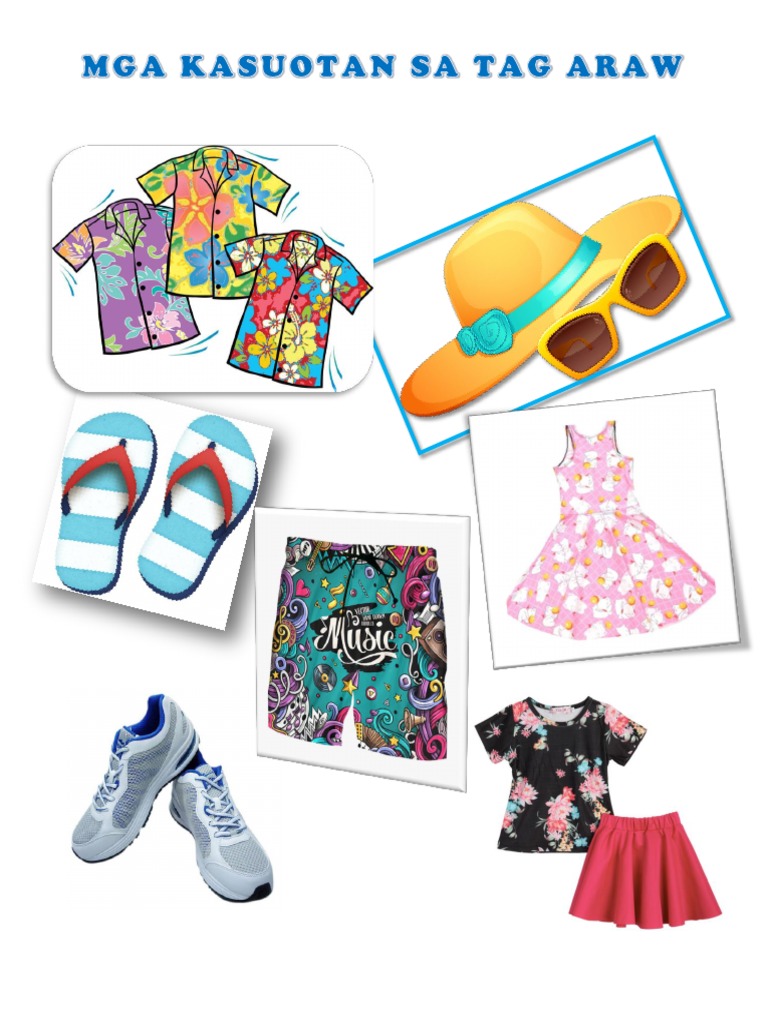 Mga Kasuotan Sa Tag Araw PDF | PDF
