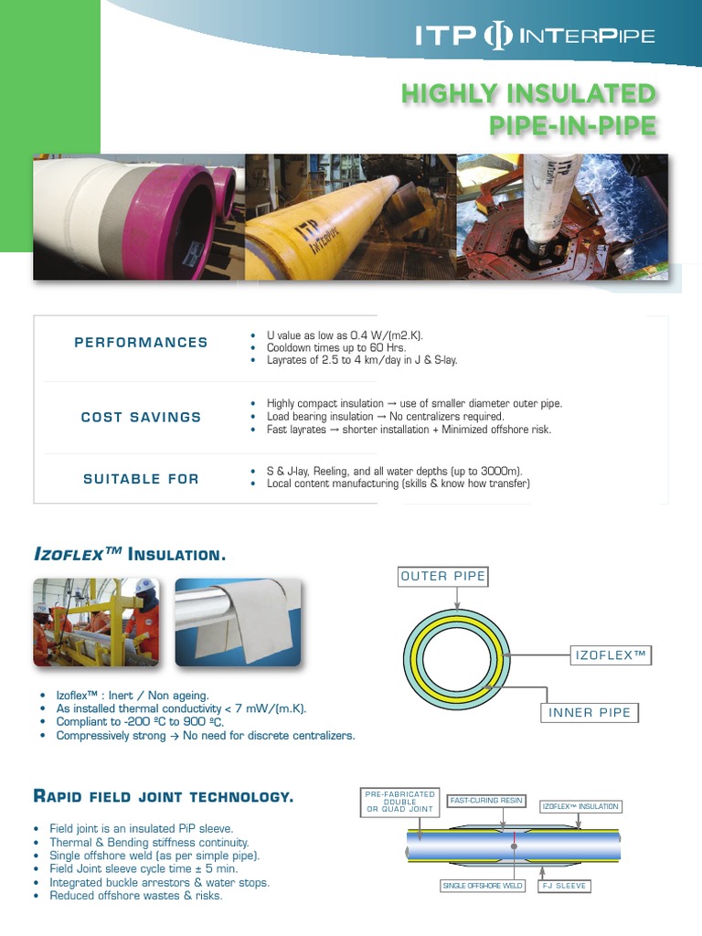 Brochure - Highly Insulated Pipe-In Pipe | Download Free PDF | Thermal ...