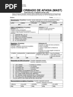 Mississippi Aphasia Screening Test (ESPAÑOL) | PDF