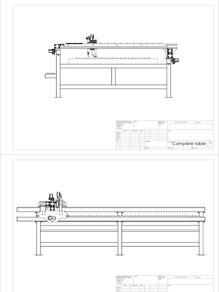 แบบโต๊ะตัด | PDF | Industrial Processes | Applied And Interdisciplinary Physics