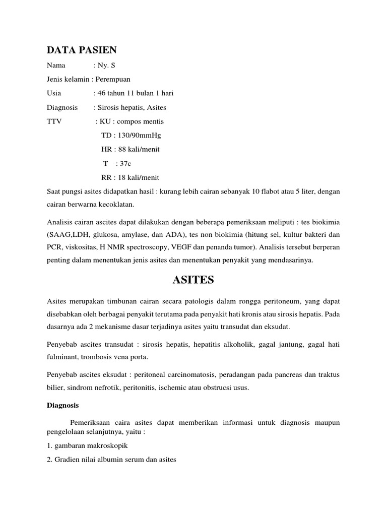 Pungsi Asites | PDF