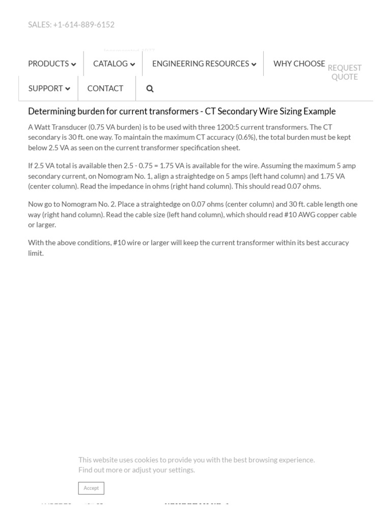 CT Burden Chart - Flex-Core® | PDF | Transformer | Electrical Engineering