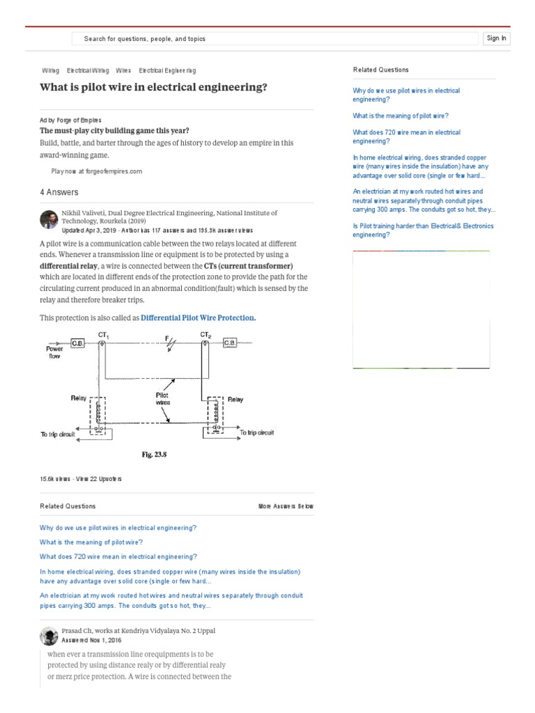 Understanding Pilot Wire in Engineering | PDF | Electrical Wiring | Wire