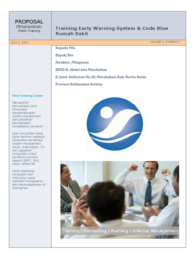 Proposal Penawaran EWS Dan Code Blue | PDF