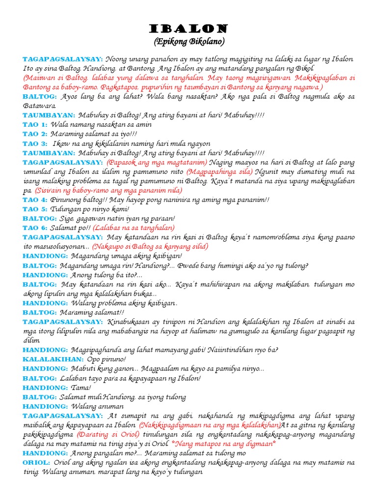 IBALON Filipinoooo | PDF