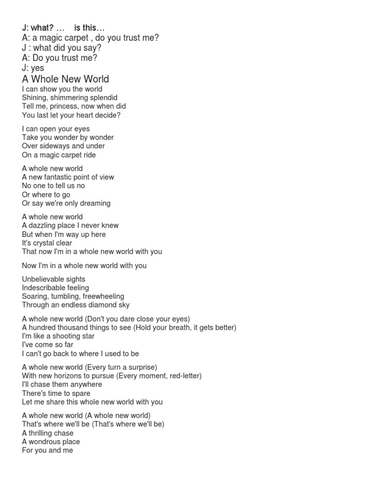 Magic Carpet Ride Lyrics | PDF