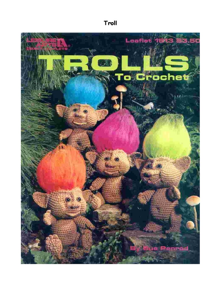 Trolls Esp | PDF | Tejer | Pelo