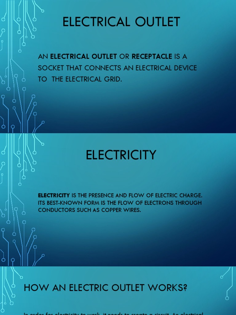 Electrical Outlet | PDF | Ac Power Plugs And Sockets | Electrical Wiring