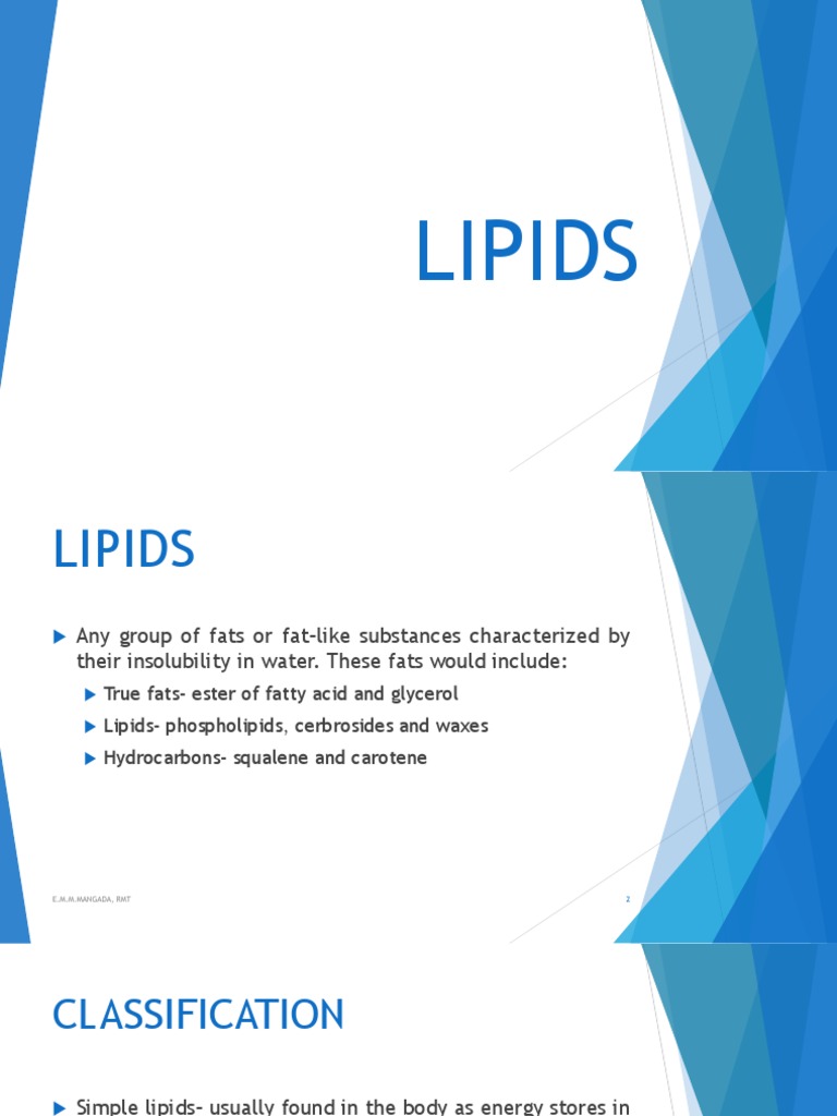 Lipids | PDF | Lipid | Histology
