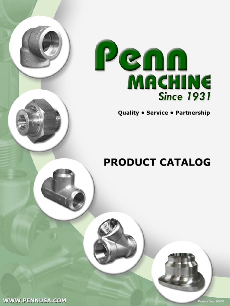 Penn Machine Product Catalog | PDF | Pipe (Fluid Conveyance) | Metals