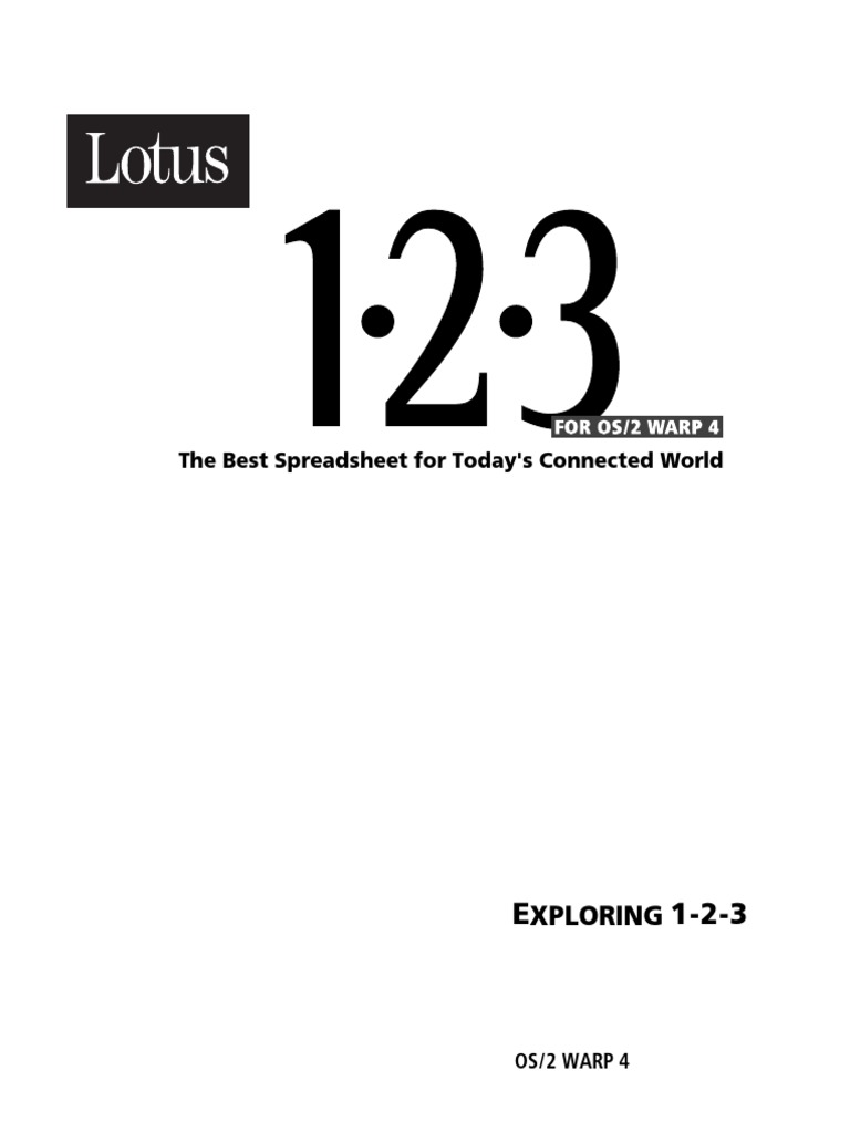 Lotus 123 | PDF | Spreadsheet | Databases