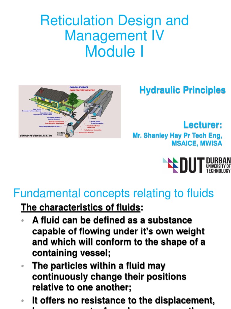 RDMN 1 Hydraulic Principles | PDF | Pressure | Liquids