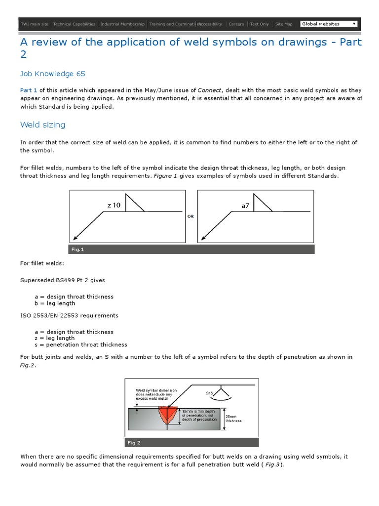 A Review of The Application of Weld Symbols On Drawings - Part 2 - Job ...