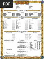 Mage: The Ascension Character Sheet | PDF