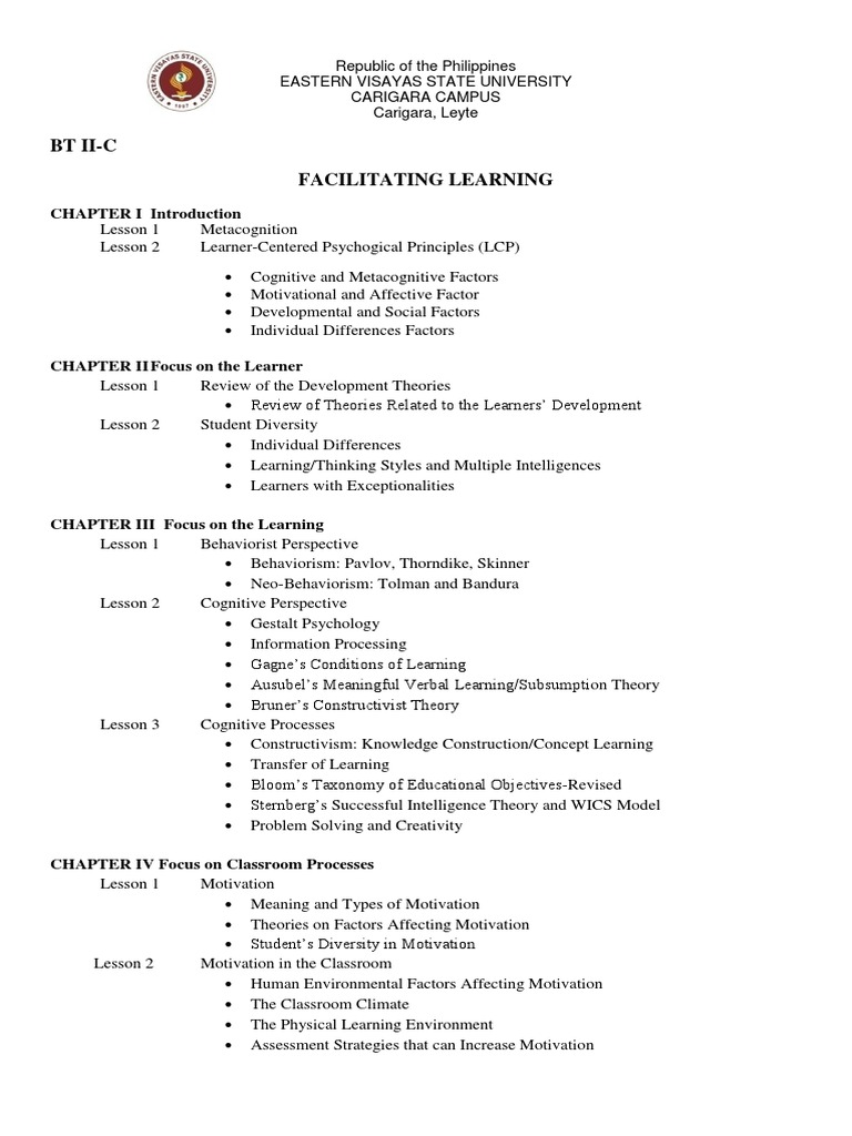 Course Syllabus | PDF