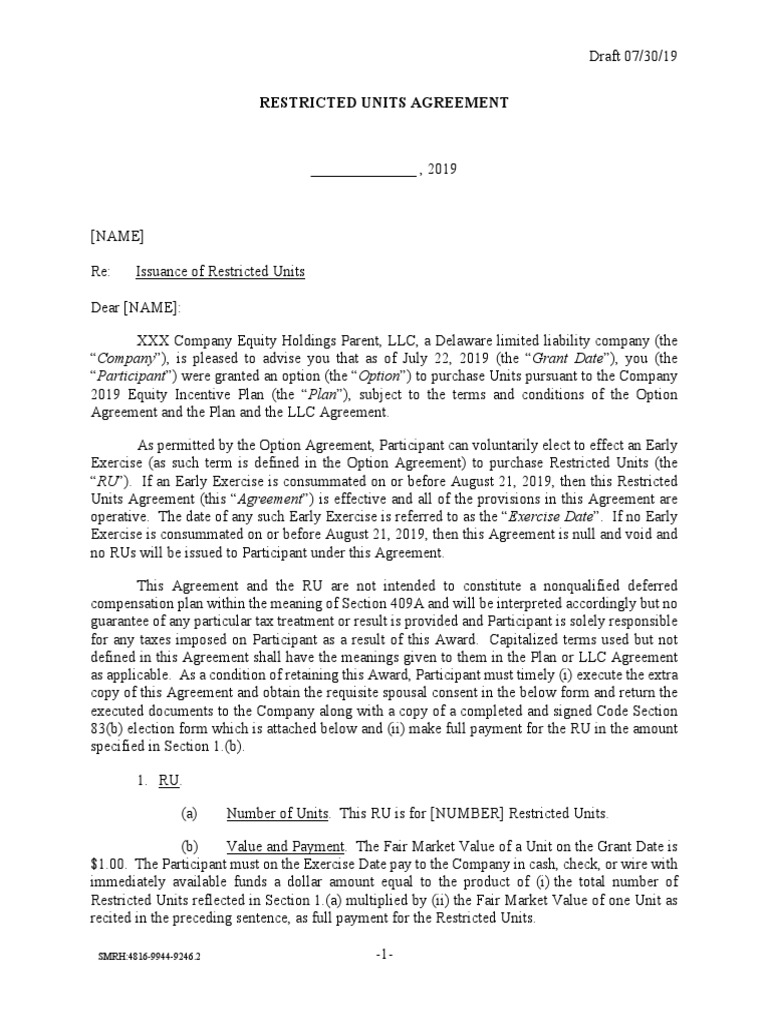 Restricted Options Agreement | PDF | Arbitral Tribunal | Arbitration