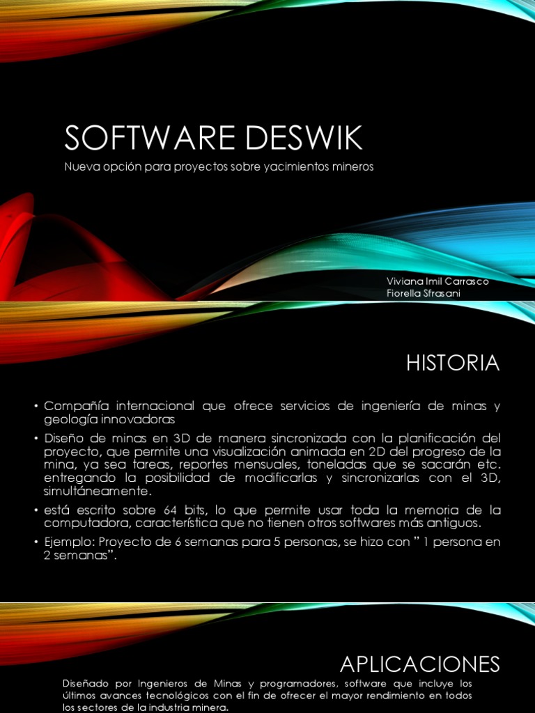 Software Deswik para Minería Eficiente | PDF | Arte | Informática
