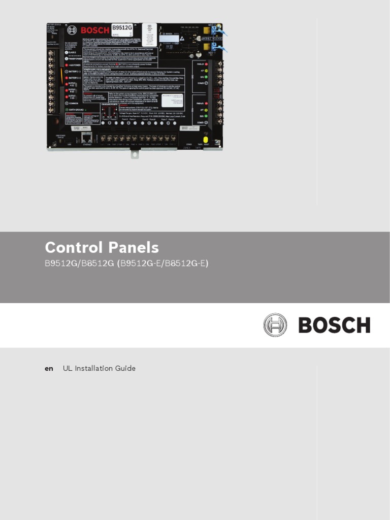 B9512G B8512G Installation Manual EnUS 18617908491 | PDF | Rechargeable ...