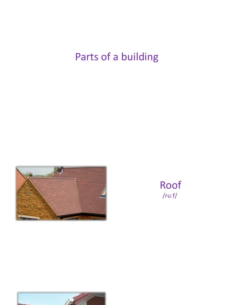 Parts of A House | PDF