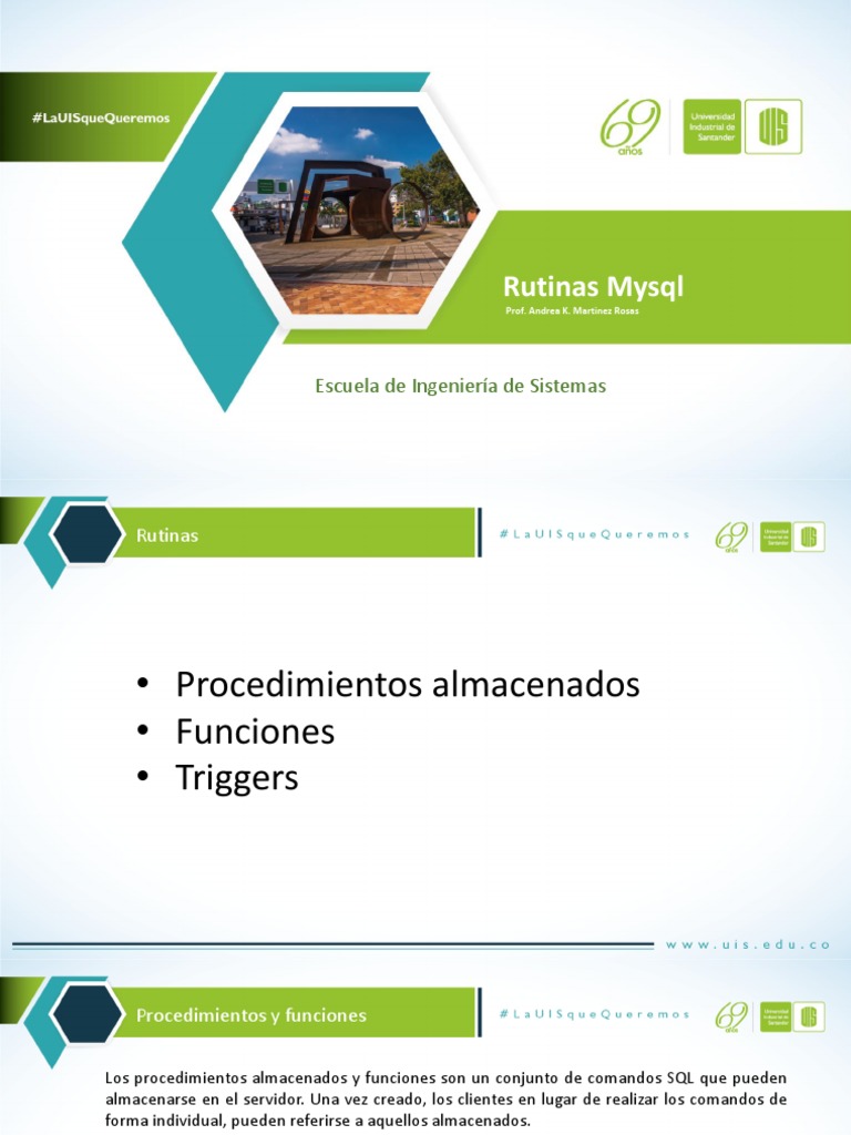 Procedimientos-Funciones y Triggers | PDF | SQL | Gestión de datos