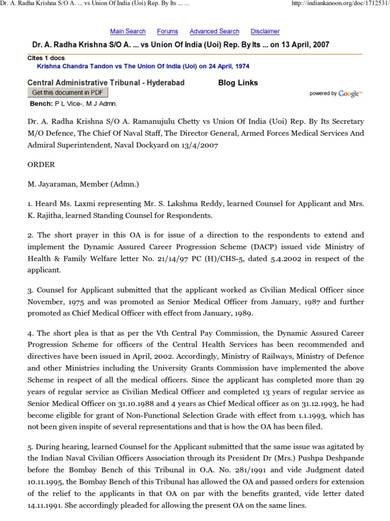 Medical Officer Career Progression | PDF | Government | Public Sphere