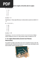 Contoh Soal Psikotes Pauli Kraepelin | PDF