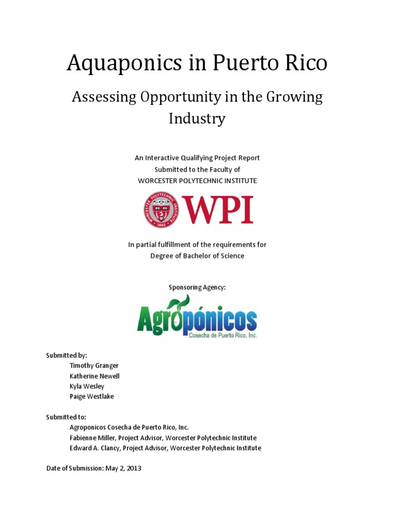 Agro2 Aquaponics in Puerto Rico | PDF | Organic Farming | Aquaponics