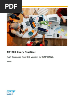 PB1 User Training SAP Business One and SQL Queries | PDF | Data ...