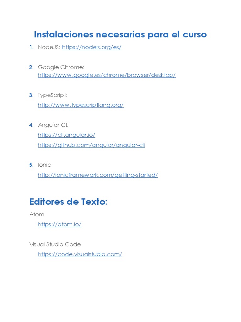 Instalaciones-Necesarias - Angular Full PDF | PDF