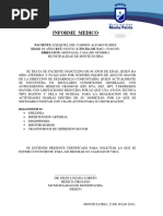 Modelo de Informe Médico MUFACE | PDF | Privacidad de la información ...