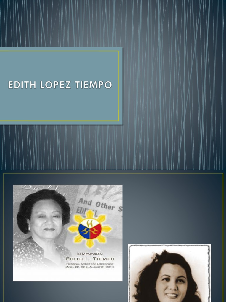 Edith l. Tiempo