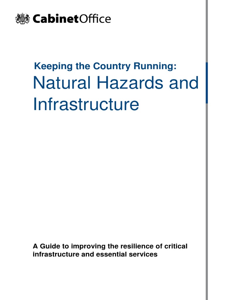 Natural Hazard and Infrastructure | PDF | Climate Resilience | Hazards