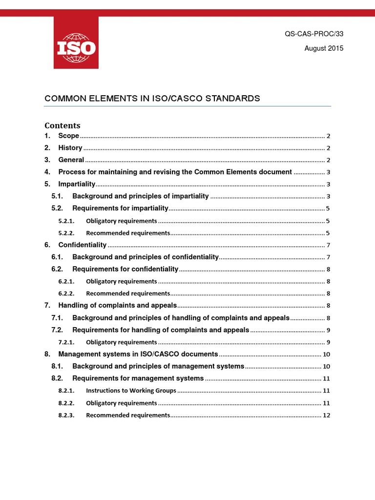 Iso Proc 33 | PDF | Iso 9000 | International Organization For ...
